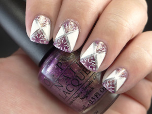 Diagonal nail art. – OrdinaryMisfit